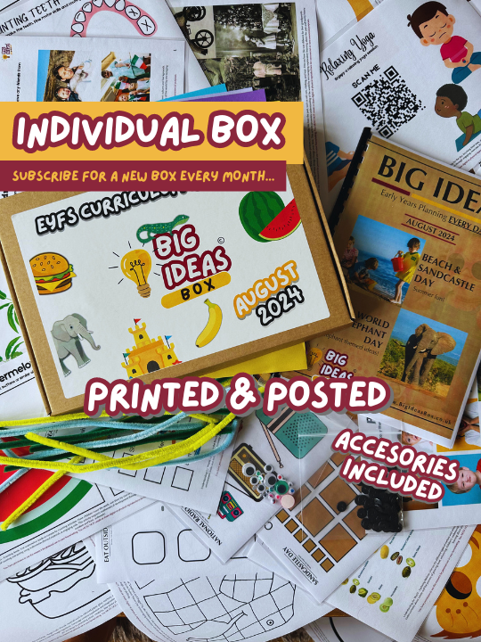 Printed & Posted - Monthly Big Ideas Box - Individual - August...